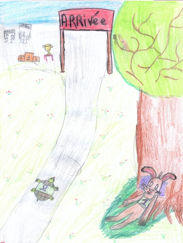 Ce2-Cm1-Cm2 de l'École Payen-Bacquet - Pelves - Lièvre et tortue 2015-2016